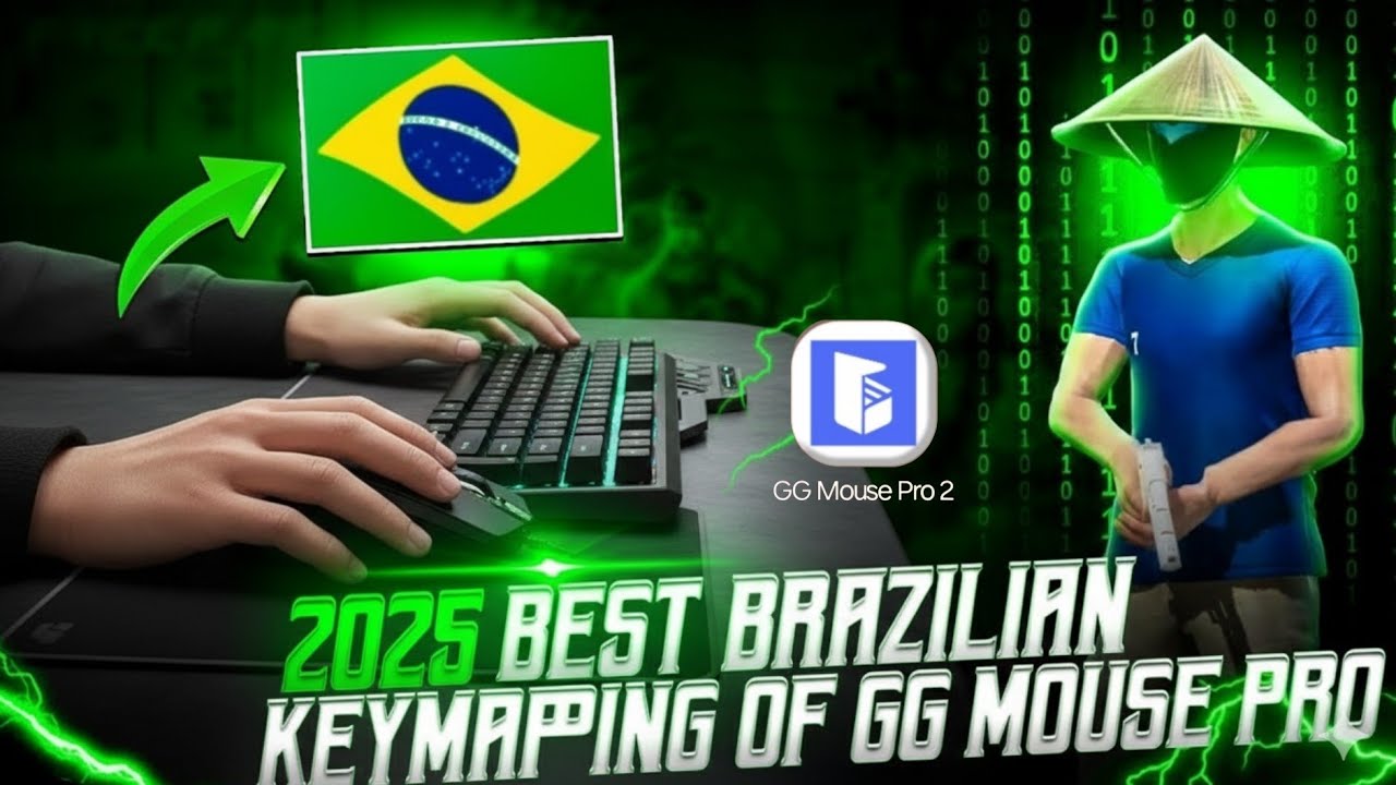 2025 BEST BRAZILIAN KEYMAPPING OF GG MOUSE PRO ||Keyboard⌨️and Mouse ...