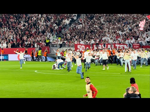 Platzsturm ⚽️ SC Freiburg - SC Braga 🇩🇪🇵🇹 UEFA Europa League Halbfinale 2025/2026