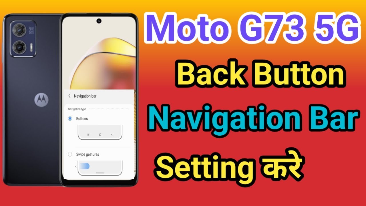 Moto G73 5G Navigation Button Change Settings | Moto G73 5G Navigation ...