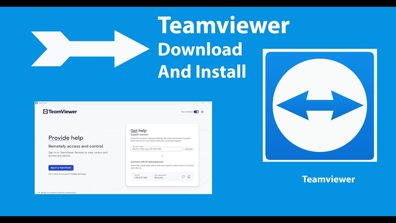 How to Download & Install TeamViewer in Windows - YouTube
