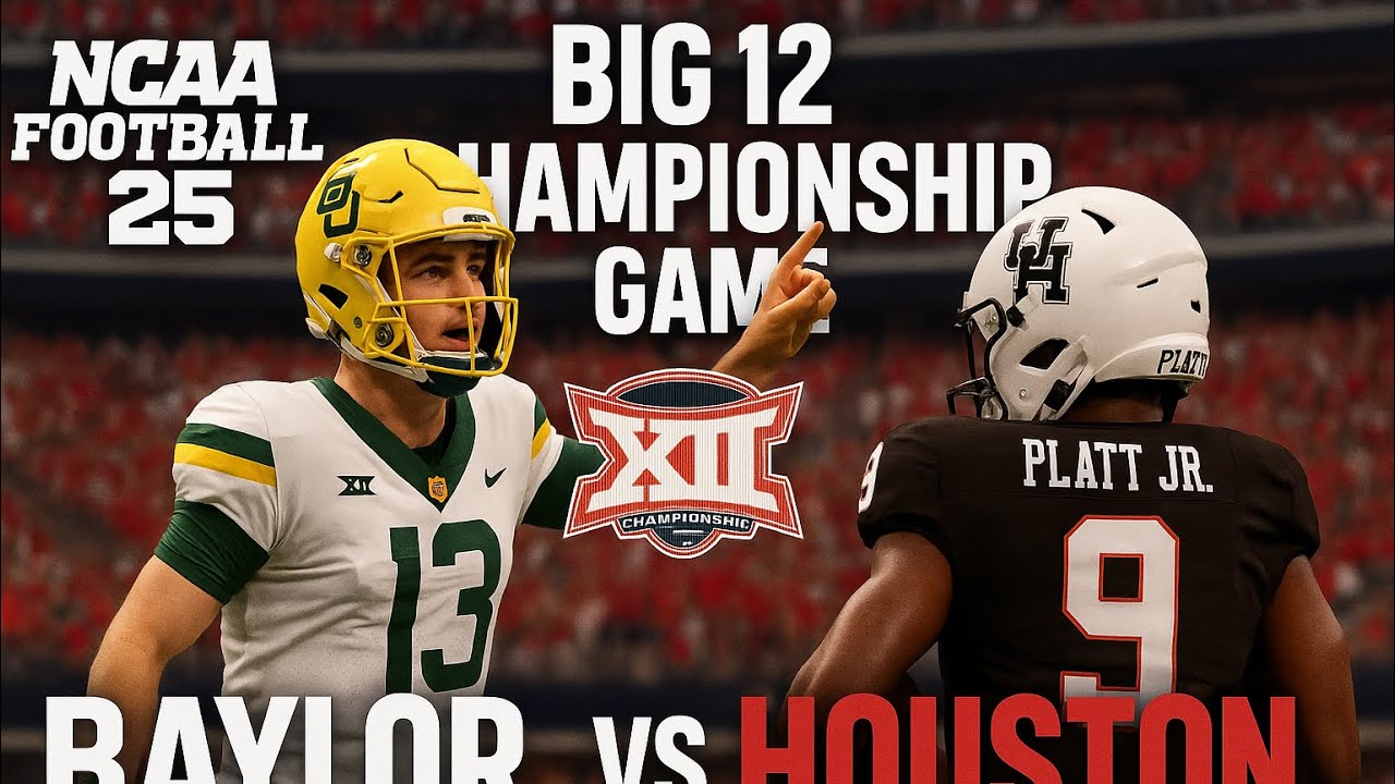 Houston Rebuild Season 1 Ep 13 🆚 #17 Baylor Big 12 championship 🏆 - YouTube