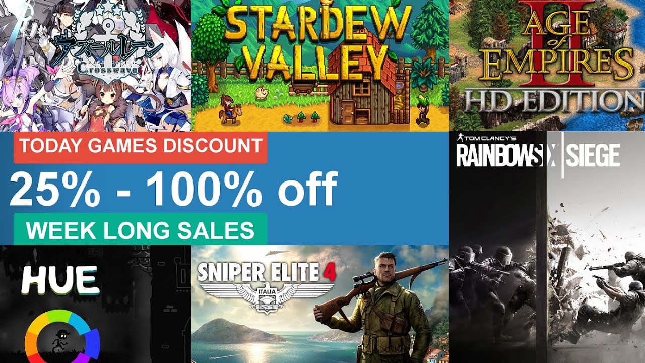 Week long SALES July 3 FREE GAMES And GAMES DISCOUNT - YouTube