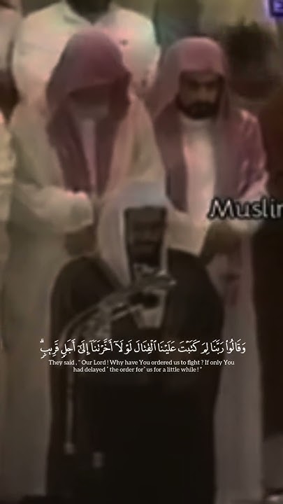 ﴿أَلَم تَرَ إِلَى الَّذينَ قيلَ لَهُم كُفّوا أَيدِيَكُم [النساء ٧٧