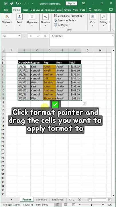 How to easily copy format in Excel 🤞 - YouTube