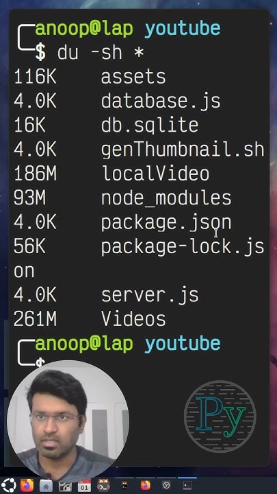 Linux Command Get Size Of The Files Bash Coding Tech Linux Ubuntu Zsh Commandline Shell 