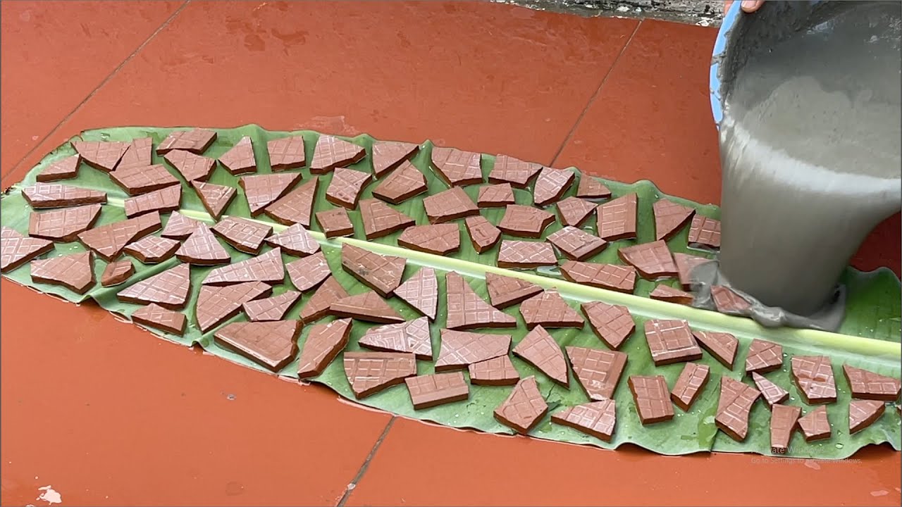 Creative Ideas From Cement And Broken Ceramic Tiles - Make Unique ...