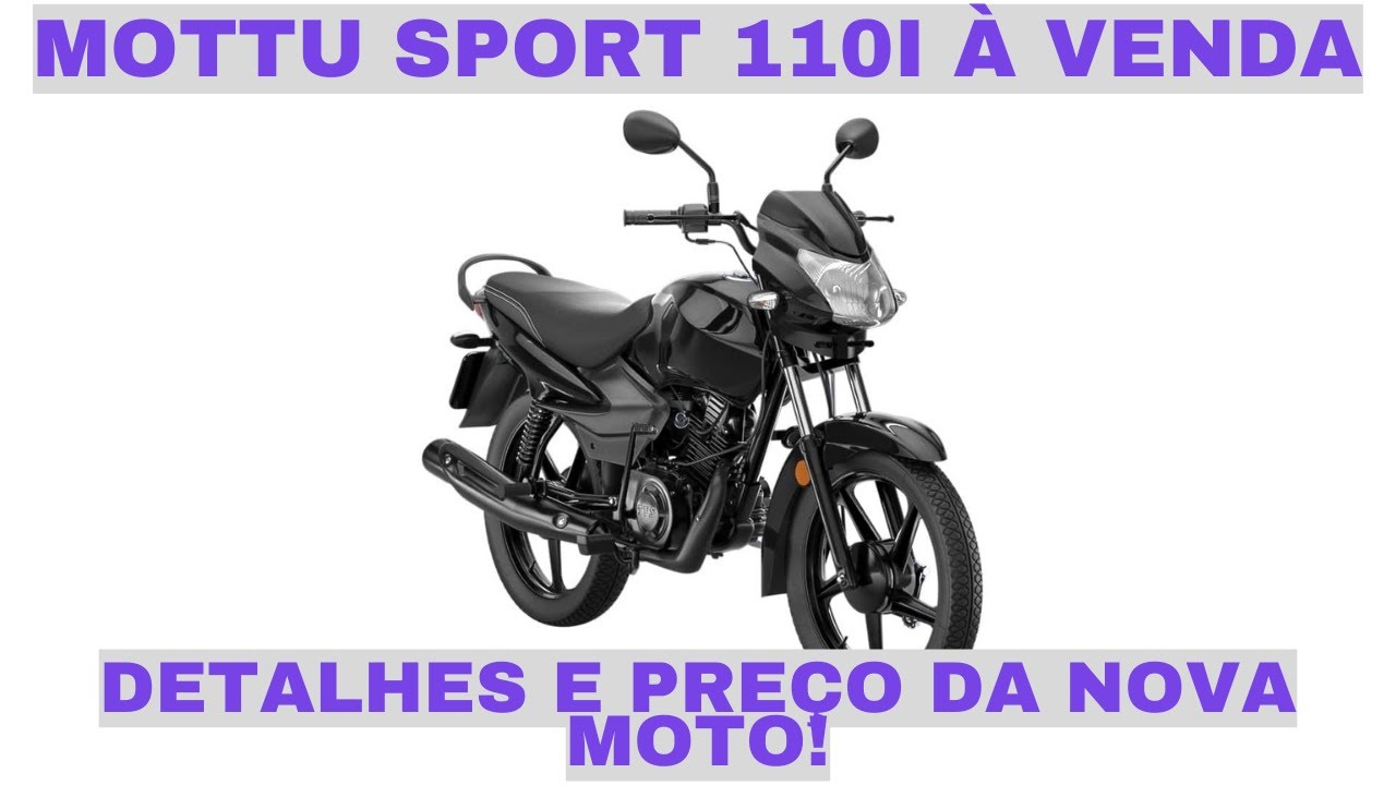 Mottu Sport 110i à Venda! Detalhes e Preço da Nova Moto! - YouTube