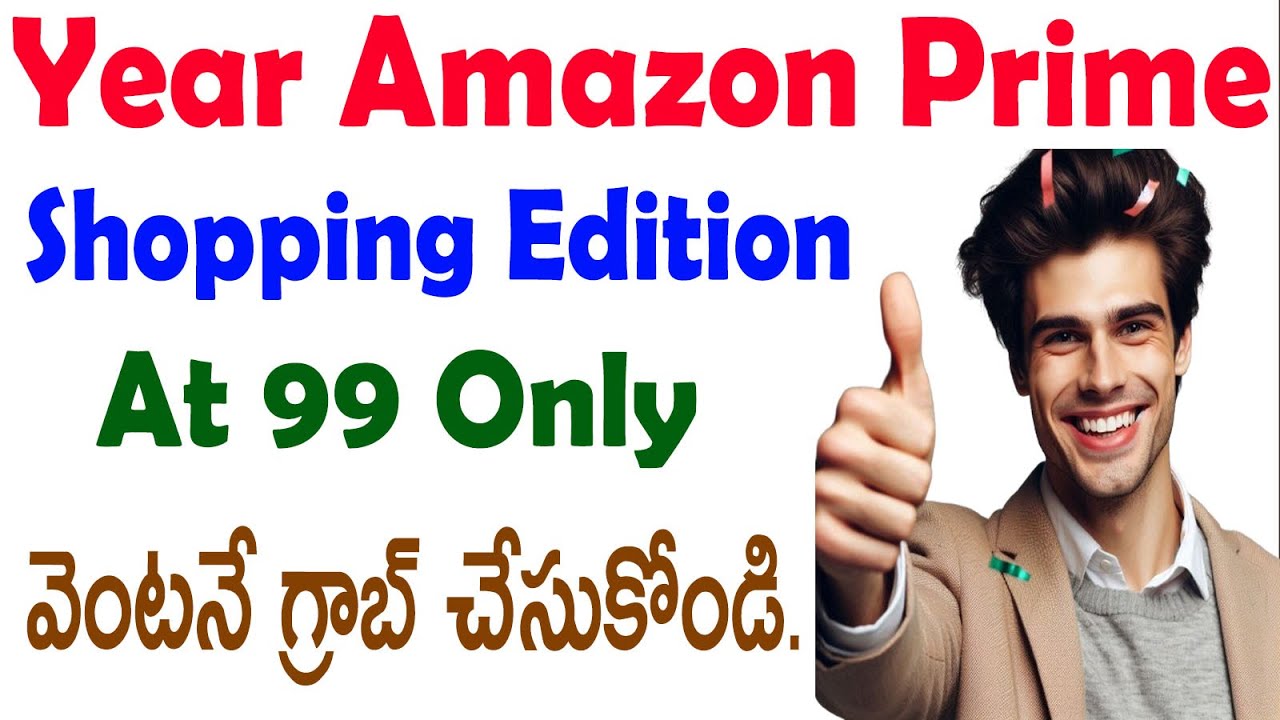 Amazon 1 year prime shopping edition at 99 | best offer for amazon ...
