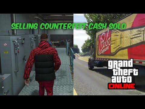GTA Online | Selling Counterfeit Cash Solo - YouTube