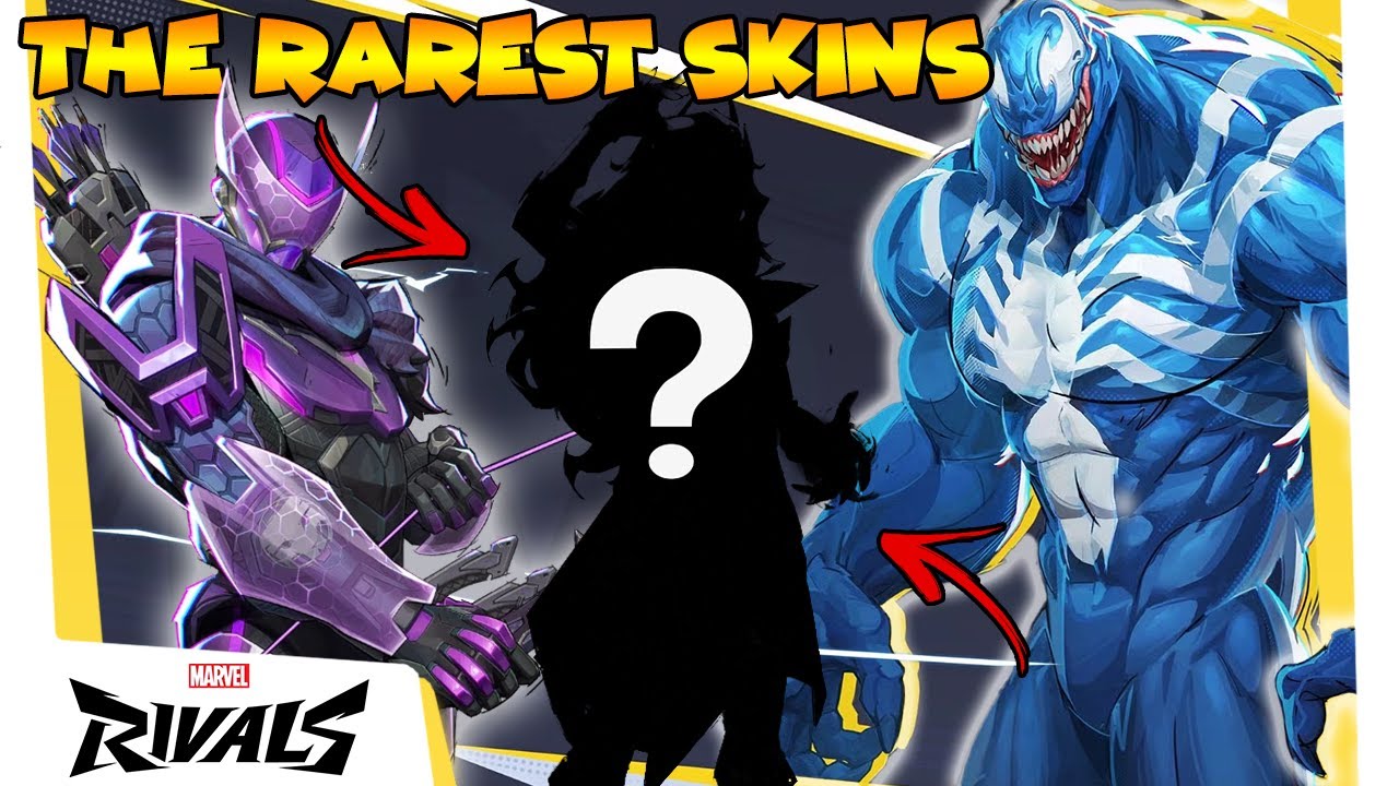 The RAREST SKINS in Marvel Rivals ranked from least rare to most rare ...