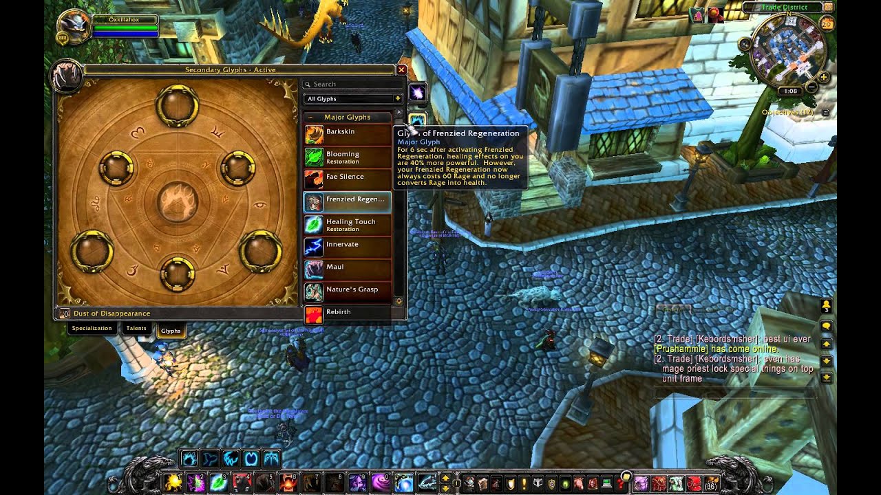 World of Warcraft UI Problems Flickering Frames and Gear - YouTube
