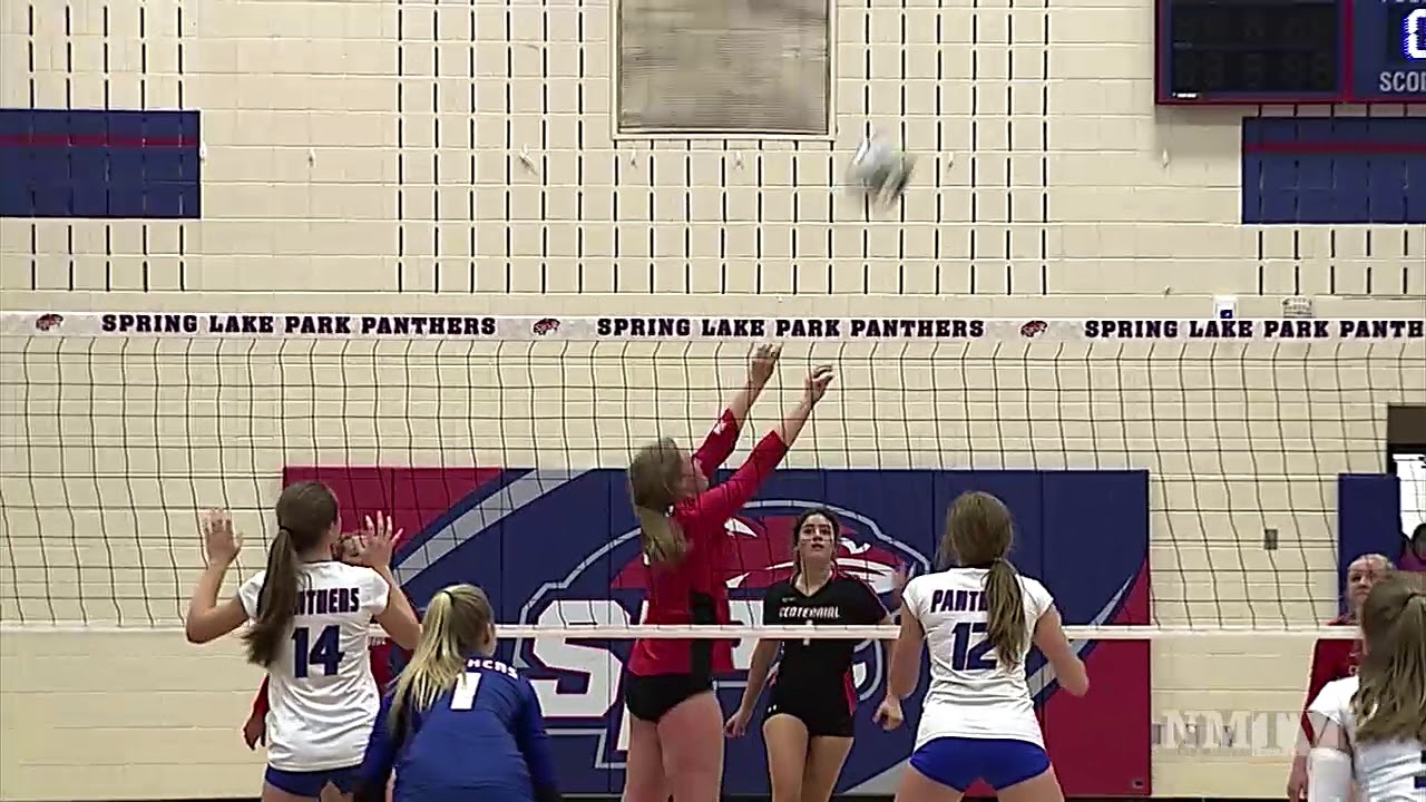 Game Summary: Centennial at Spring Lake Park Volleyball 10-8-19 - YouTube