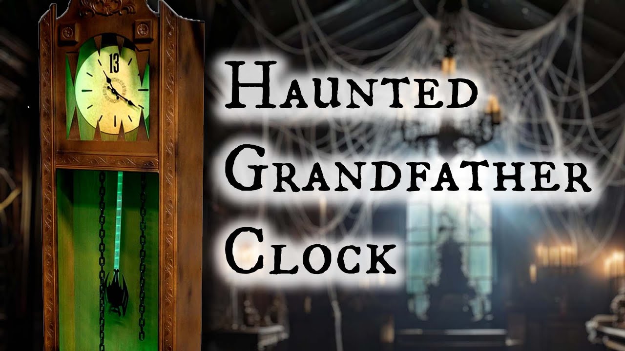 Haunted Grandfather Clock Halloween Prop Build - YouTube
