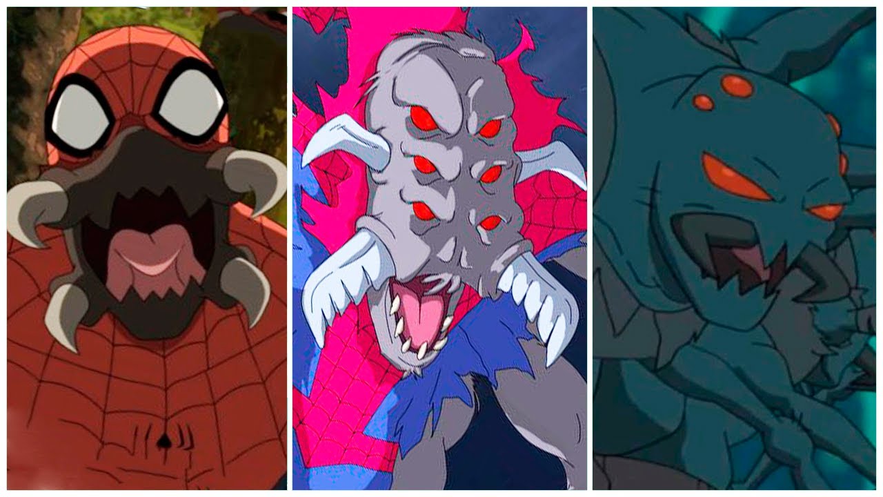 Six Arms Spider Monster Evolution in Movies and Cartoons - YouTube