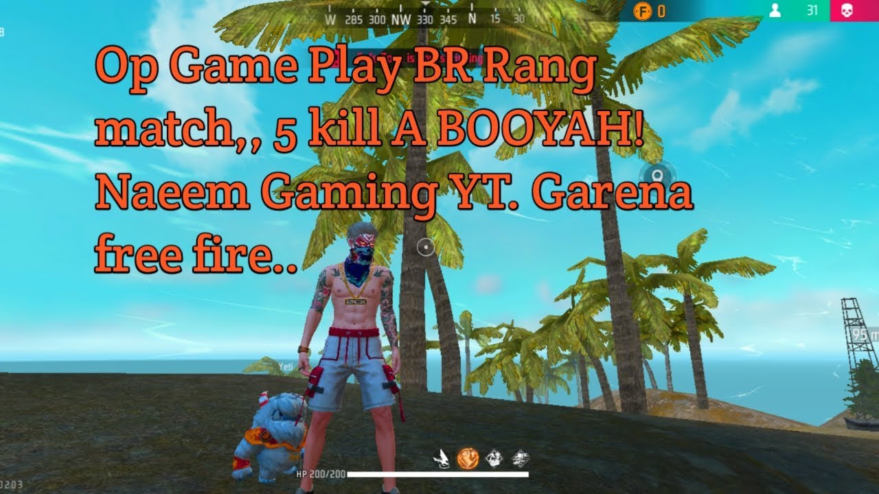 4v4 Op Game play BR Rang Match 5 kill a booyha!Naeem Gaming YT.. - YouTube