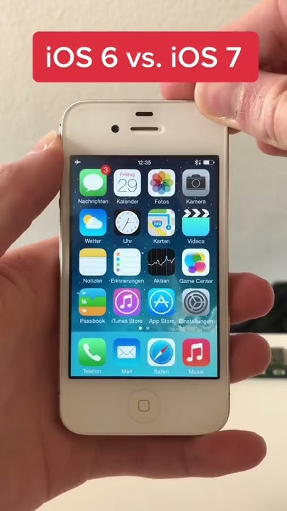 #shortvideo #iphon 4s IOS6 vs IOS7 :Fan iphon điểm danh nhé - YouTube