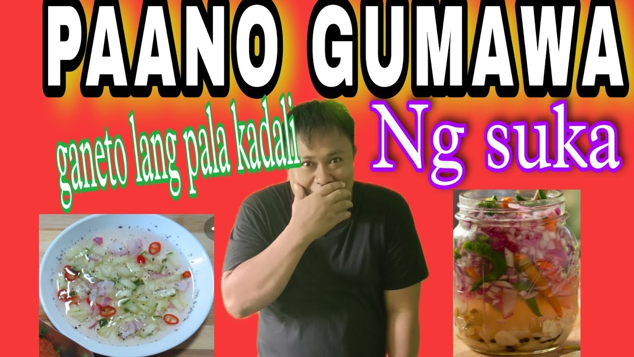 how to make DIY vinegar for for sawsawan pra s acting fried chicken ...