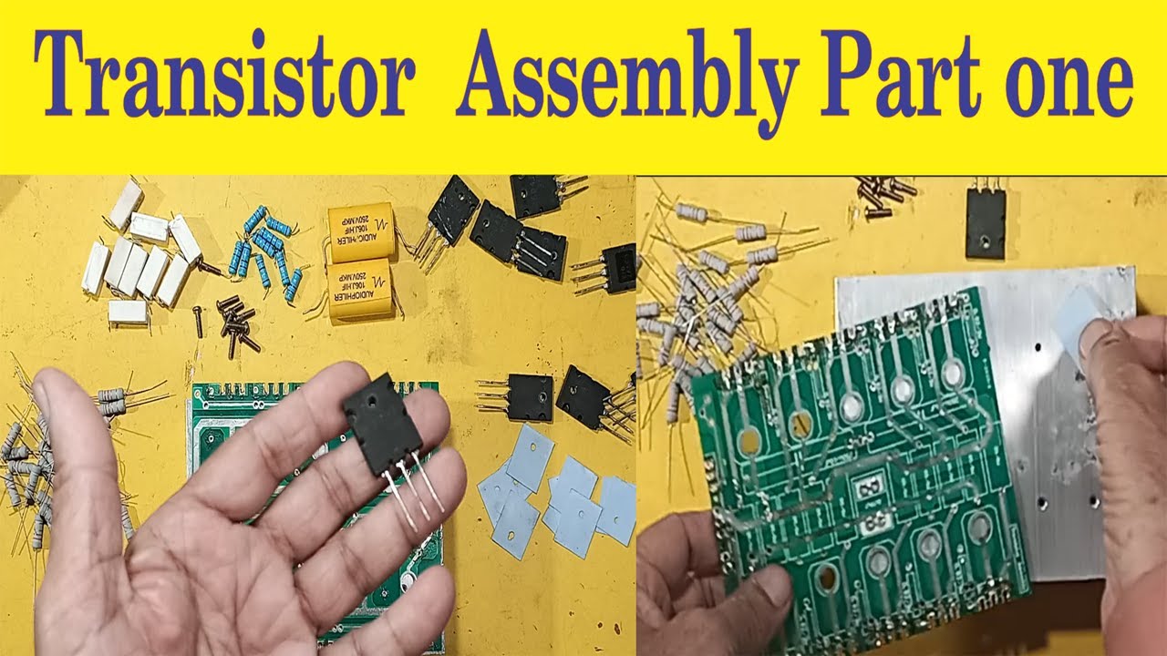Transistors assembly Parts and Transistors | Switching assembly of an ...