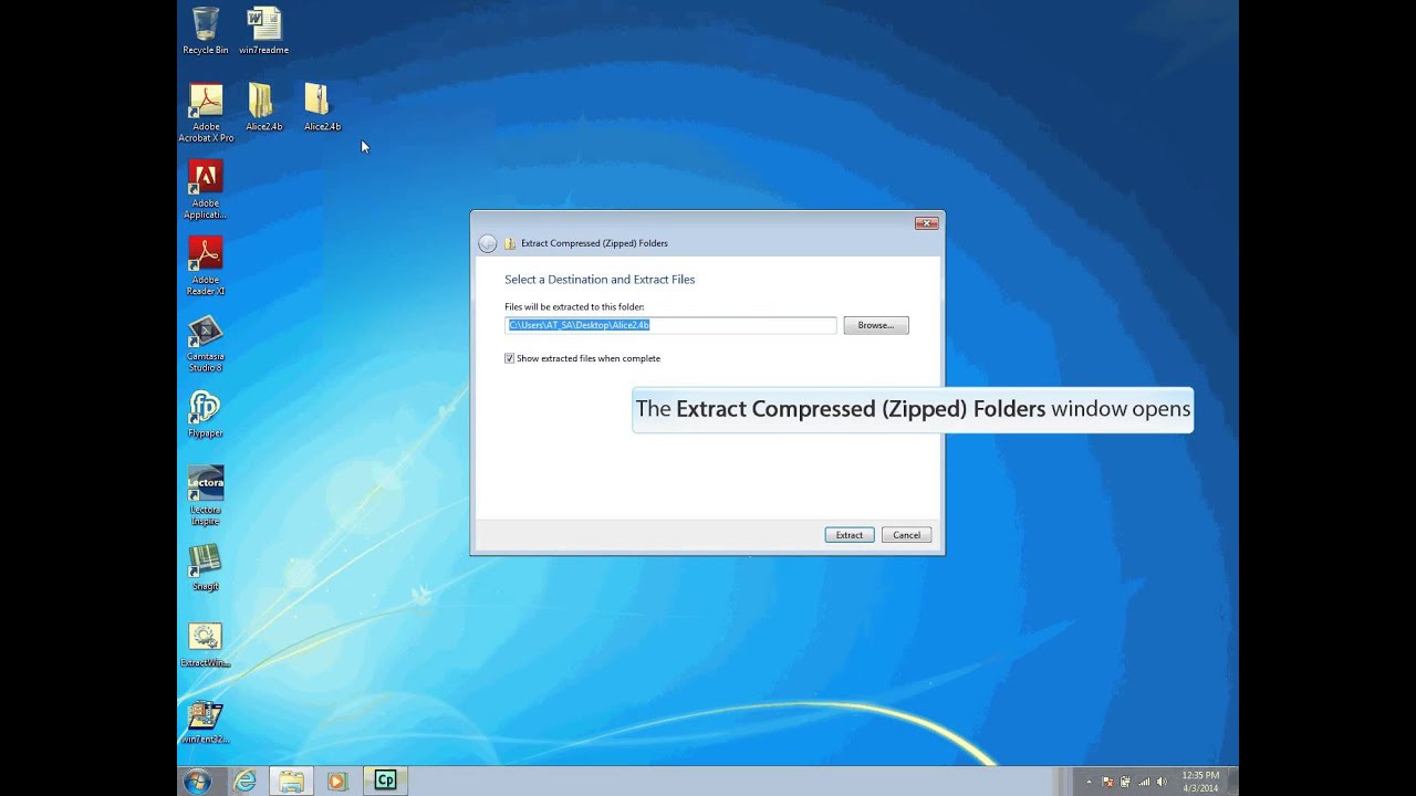 How To Extract A Folder YouTube How To Extract A Folder YouTube
