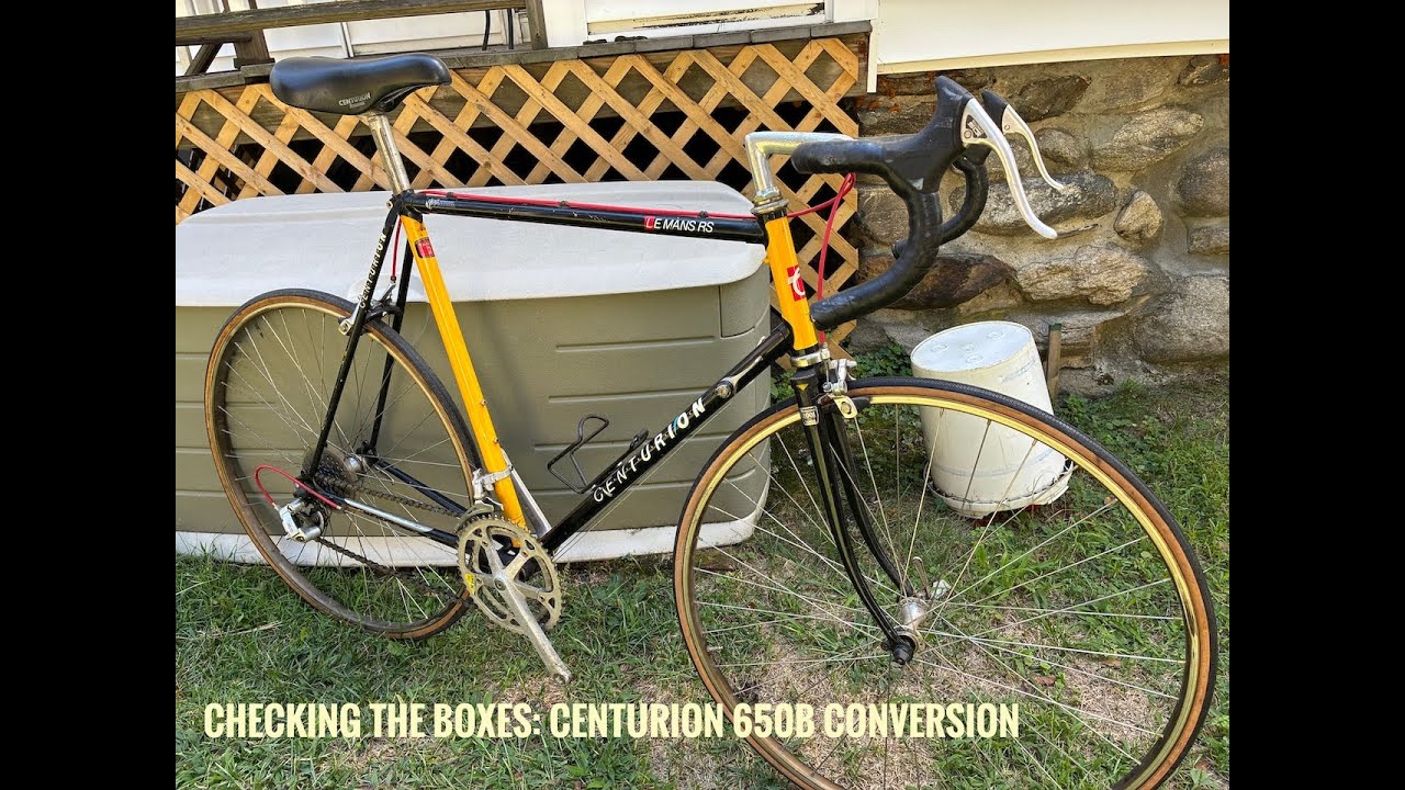 Centurion LeMans 650b Bike Conversion Episode 1: Teardown and Frame ...