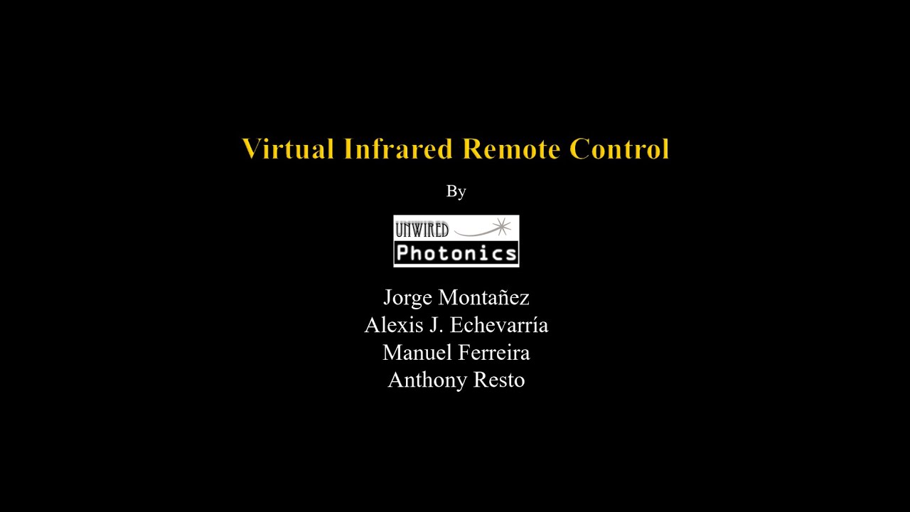 ICOM5047 (Capstone) - Presentación final de Virtual Infrared Remote Controller - YouTube