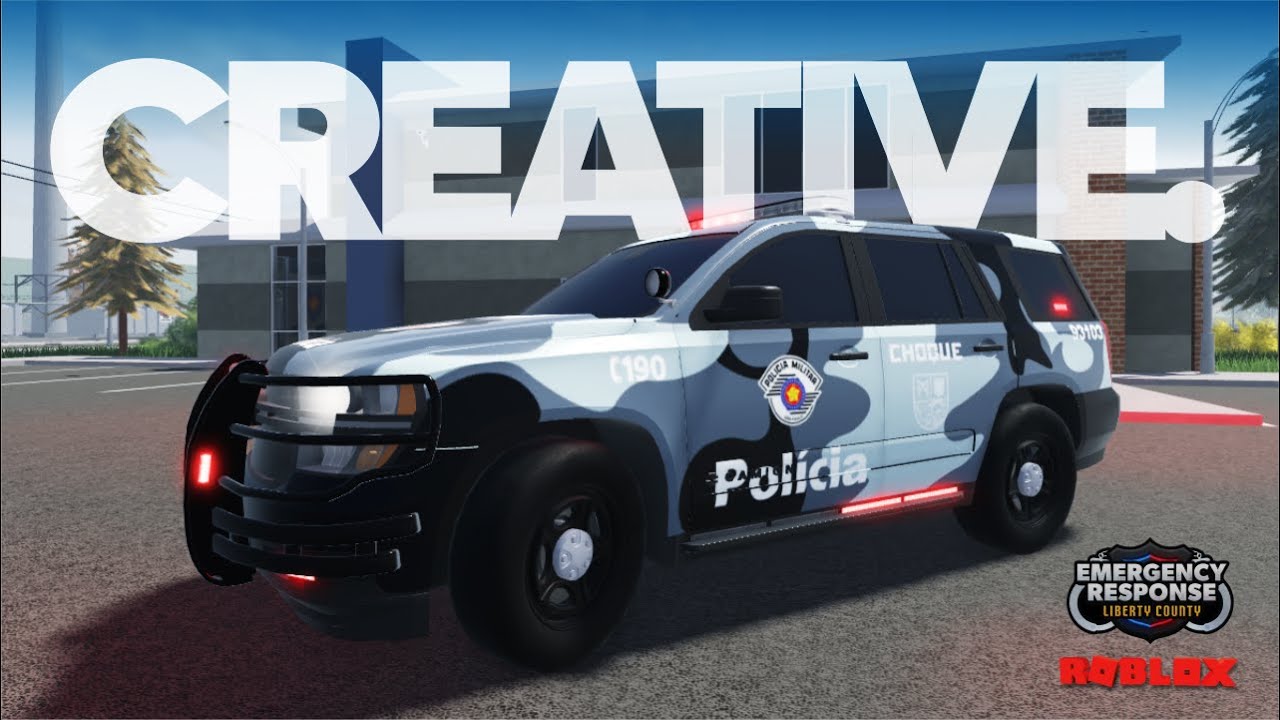 CREATIVE Cop Car Livery! ERLC Roblox | Sao Paulo Police Brazil - YouTube
