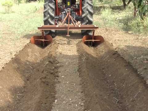2 furrow ridger - YouTube