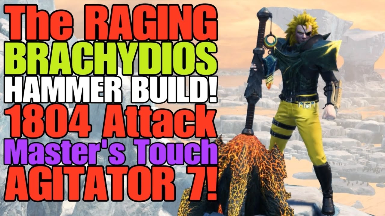 MHW: Iceborne - The Raging Brachydios Hammer Build! (Lightbreak Hammer ...