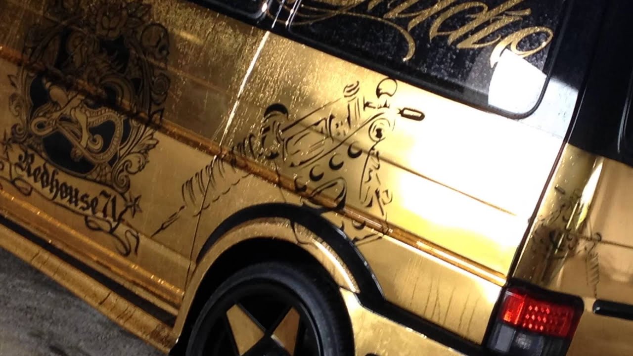 Gold Wrap & Tuning by Winhofer Car Design & Tuning VW T4 from - YouTube