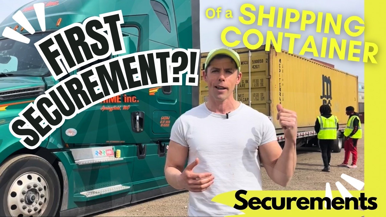 First Time Securement!? Shipping Container - YouTube