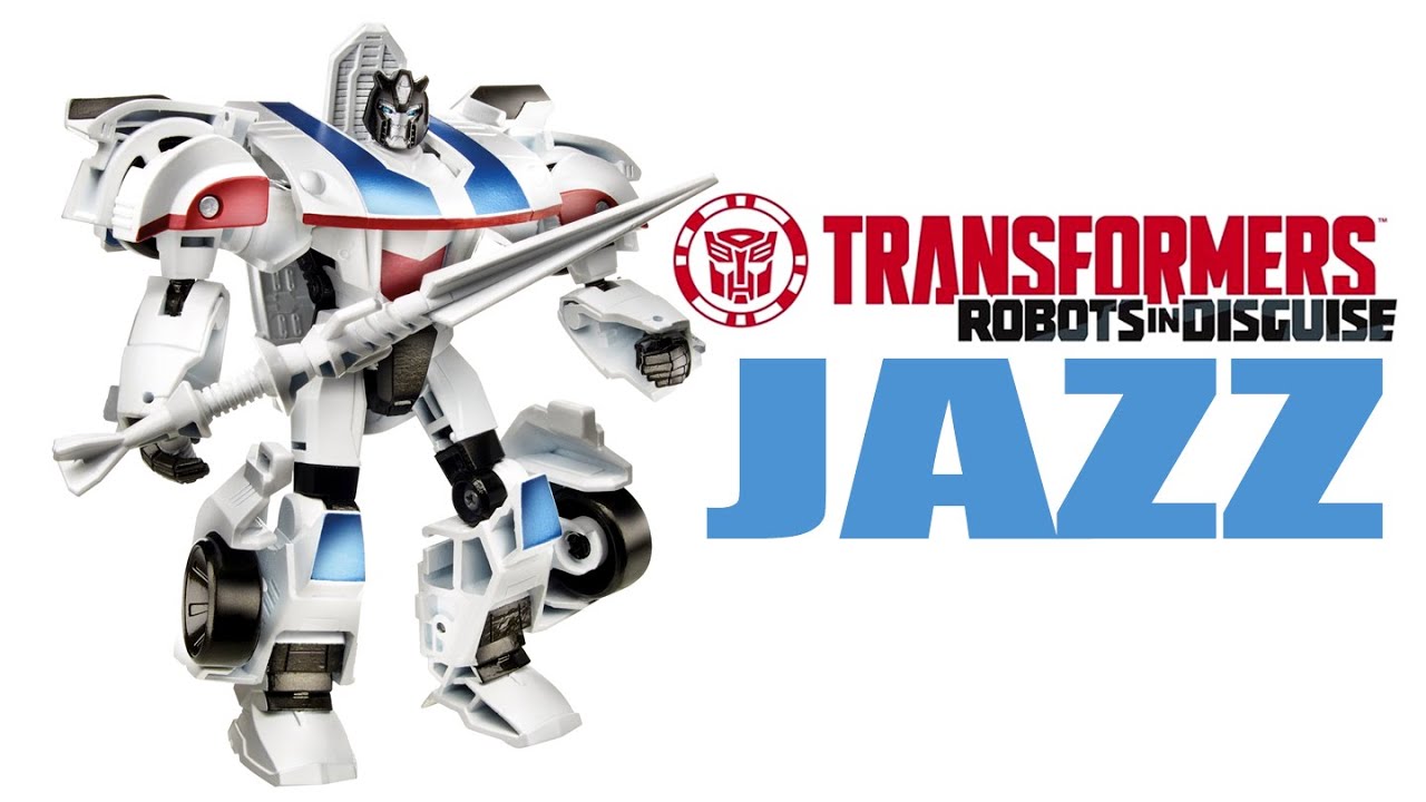 Robots in Disguise Jazz Transformers RID Hasbro Deluxe figure review ...