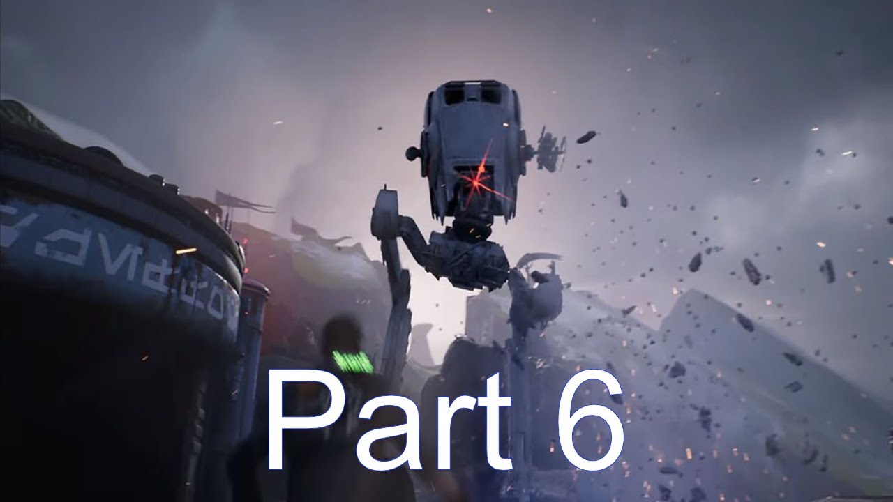 Jedi Fallen Order Part 6 - AT-ST Mini Boss - YouTube