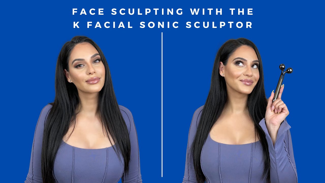 FACE SCULPTING WITH THE K FACIAL SONIC SCULPTOR | Yasmine Hahn - YouTube