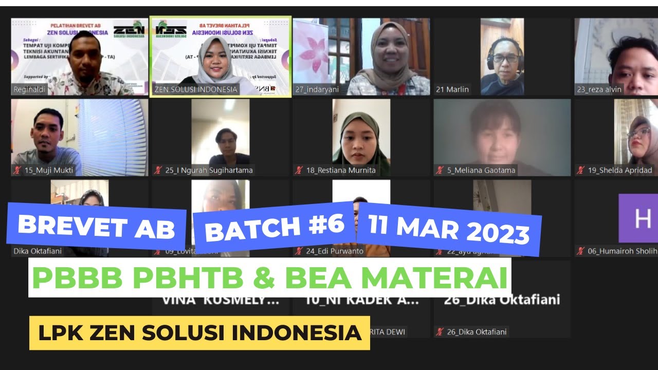 Brevet AB Batch 6 - Materi PBB, BPHTB & Bea Materai - YouTube