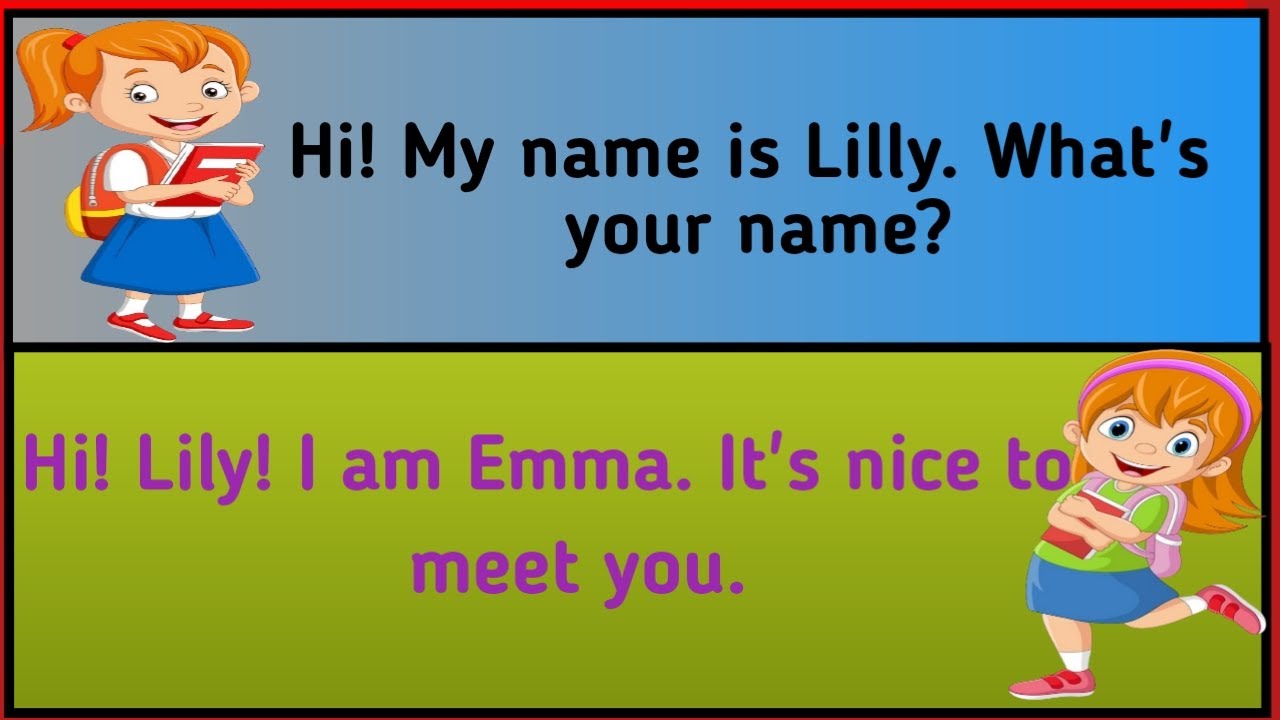 Speak with kids meet two friends: Fun English conversation for kids ...