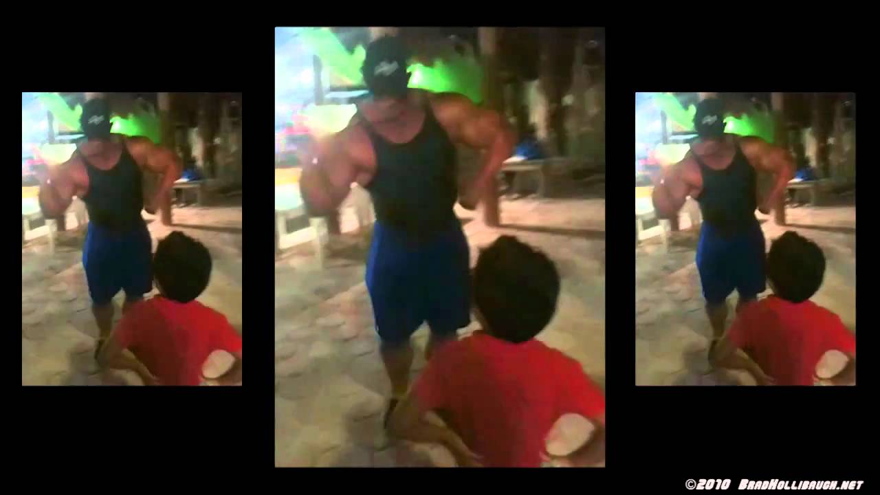 Bodybuilder Brad Hollibaugh Meets Some Fans - YouTube