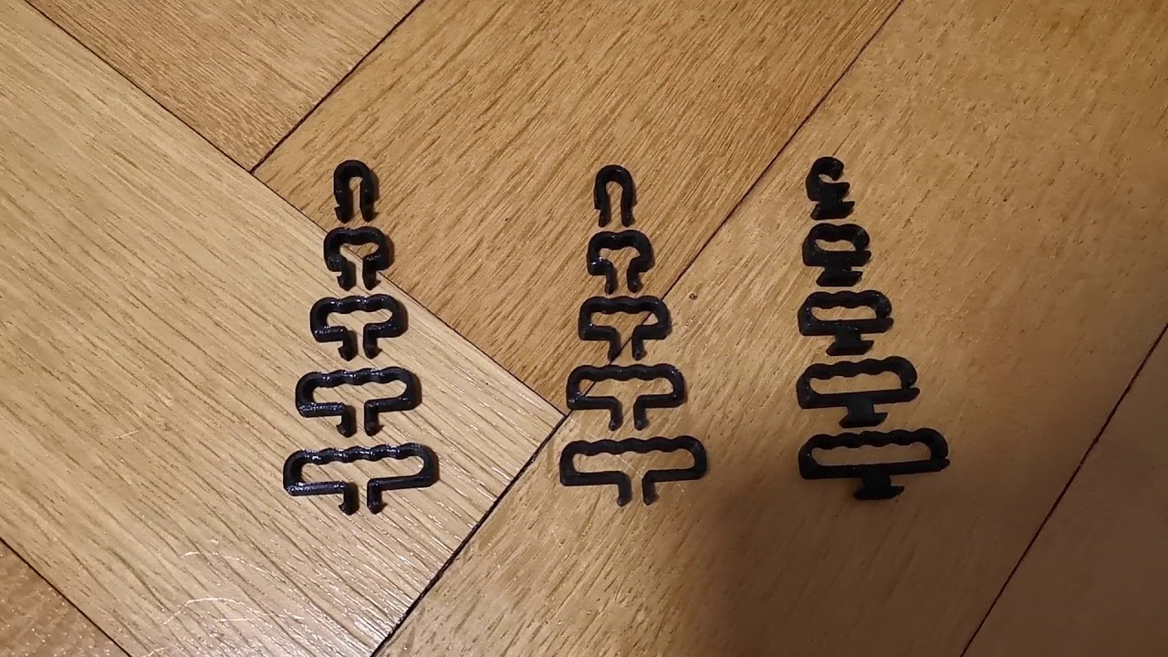 Cable clips for aluminium profiles - YouTube