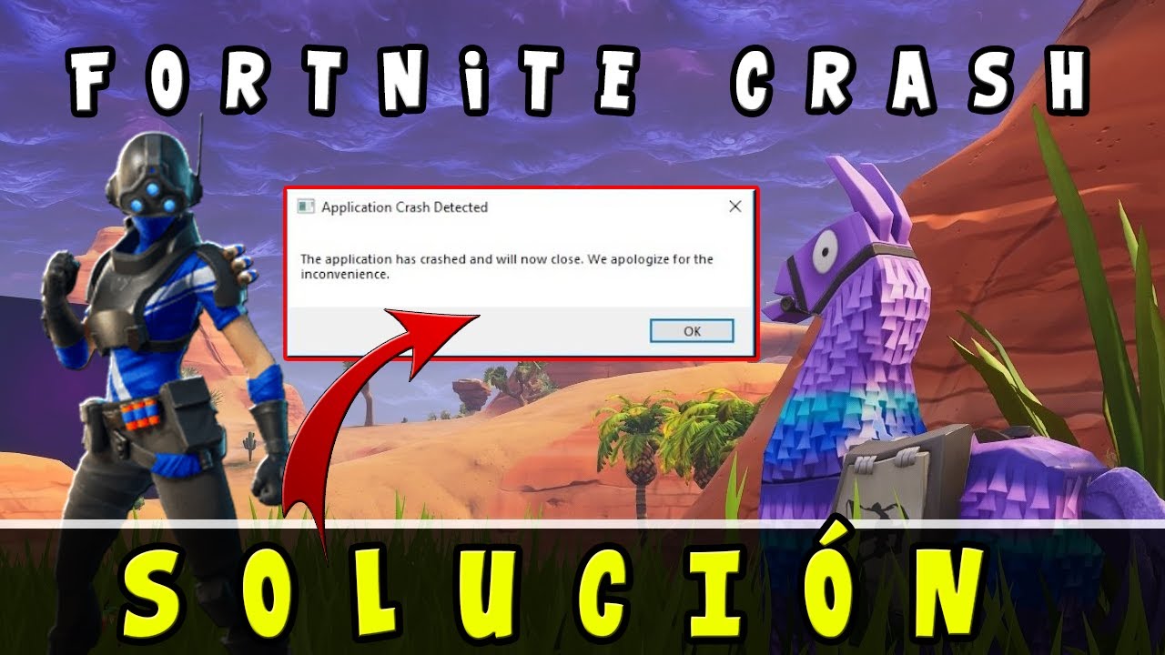 Como Solucionar el Error "Application Crash Detected en Fortnite ...