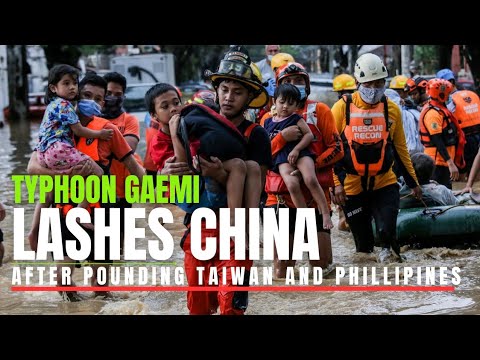 Typhoon Gaemi's Path of Destruction: China, Taiwan, and the Philippines ...
