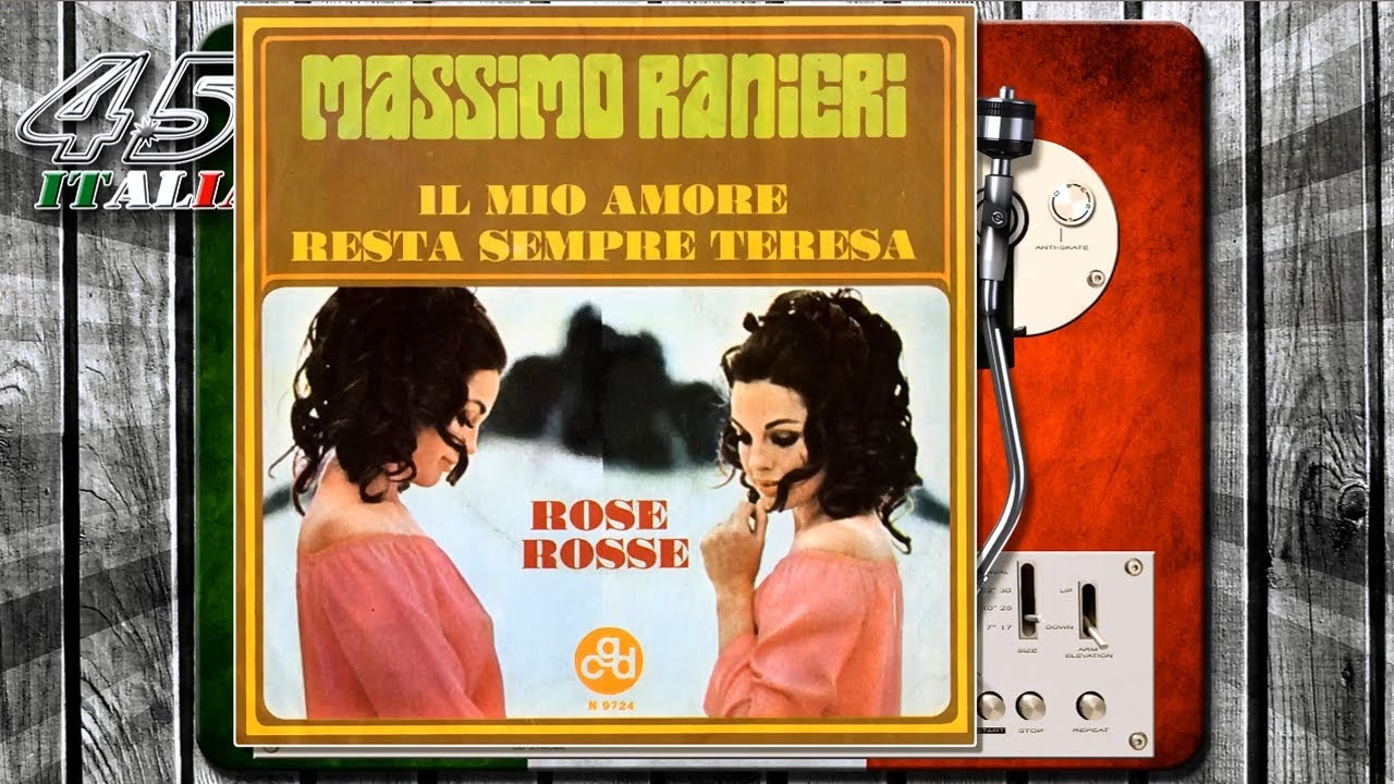 Massimo Ranieri - Rose Rosse [1969] - YouTube