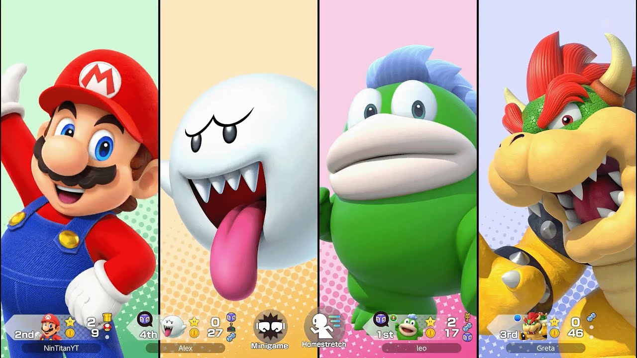 Super Mario Party Jamboree - Mario vs Spike vs Bowser vs Boo - King ...