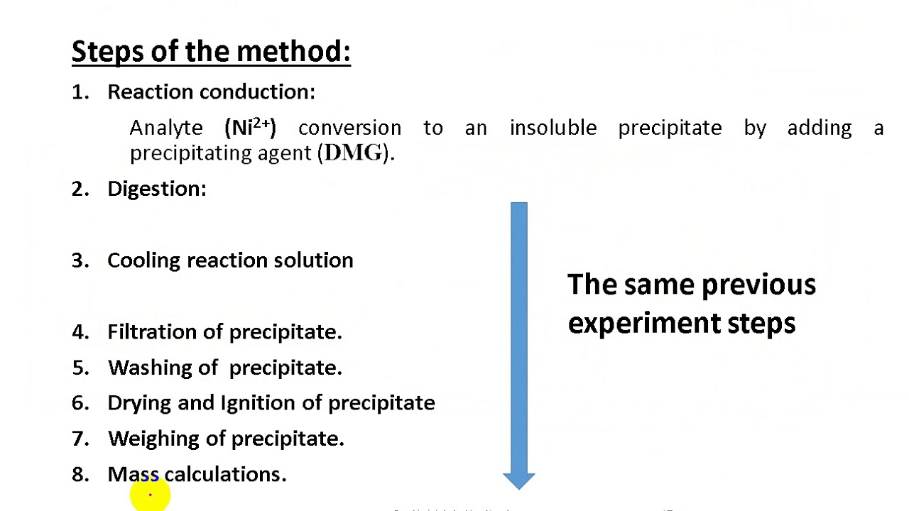 212 Exp 4 Gravimetric Determination Of Nickel In Steel YouTube 212-exp-4-gravimetric-determination-of-nickel-in-steel-youtube