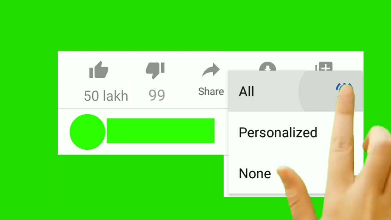 YouTube like share and subscribe video Non Copyright! Green Screen ...
