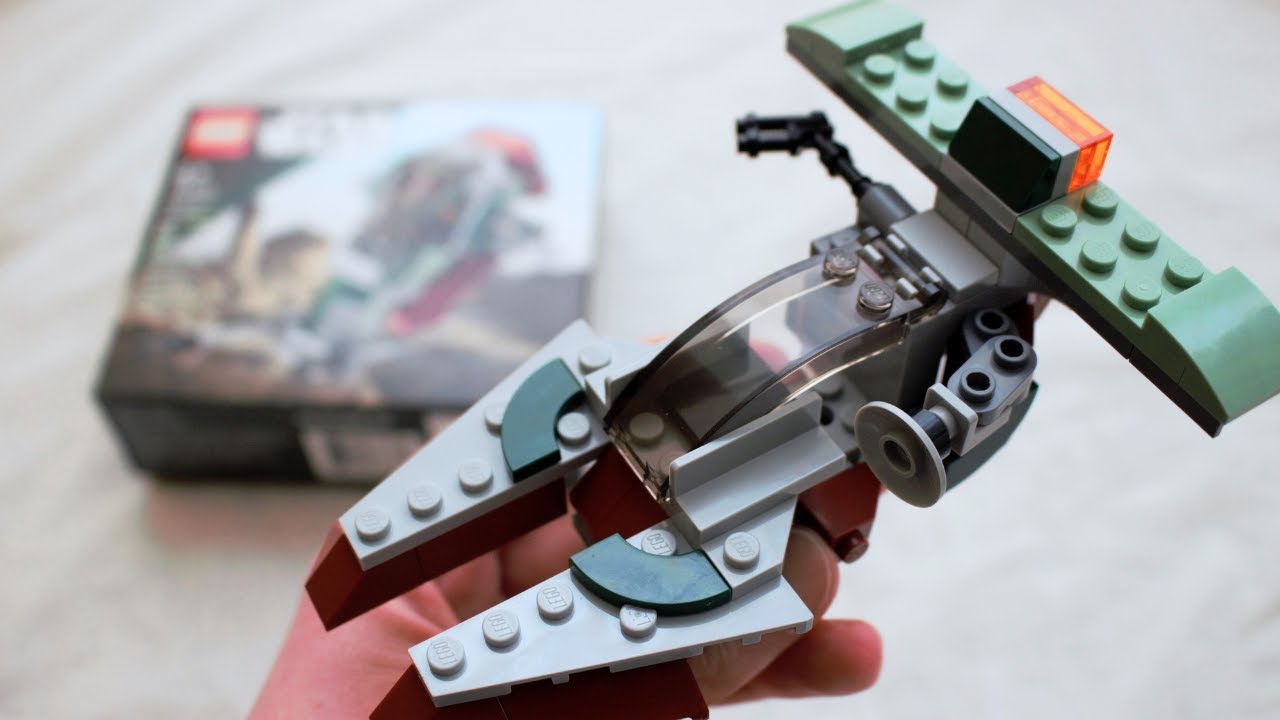 ALTERNATE BUILD LEGO Star Wars Boba Fett's Starship Microfighter 75344 ...