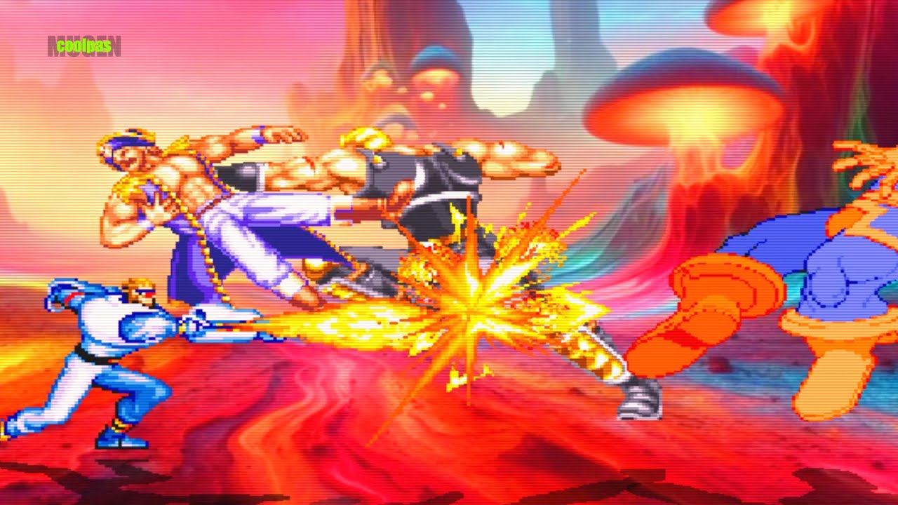 Captain Commando,Captain Kidd vs Thanos,Zeus | MUGEN 2vs2 - YouTube