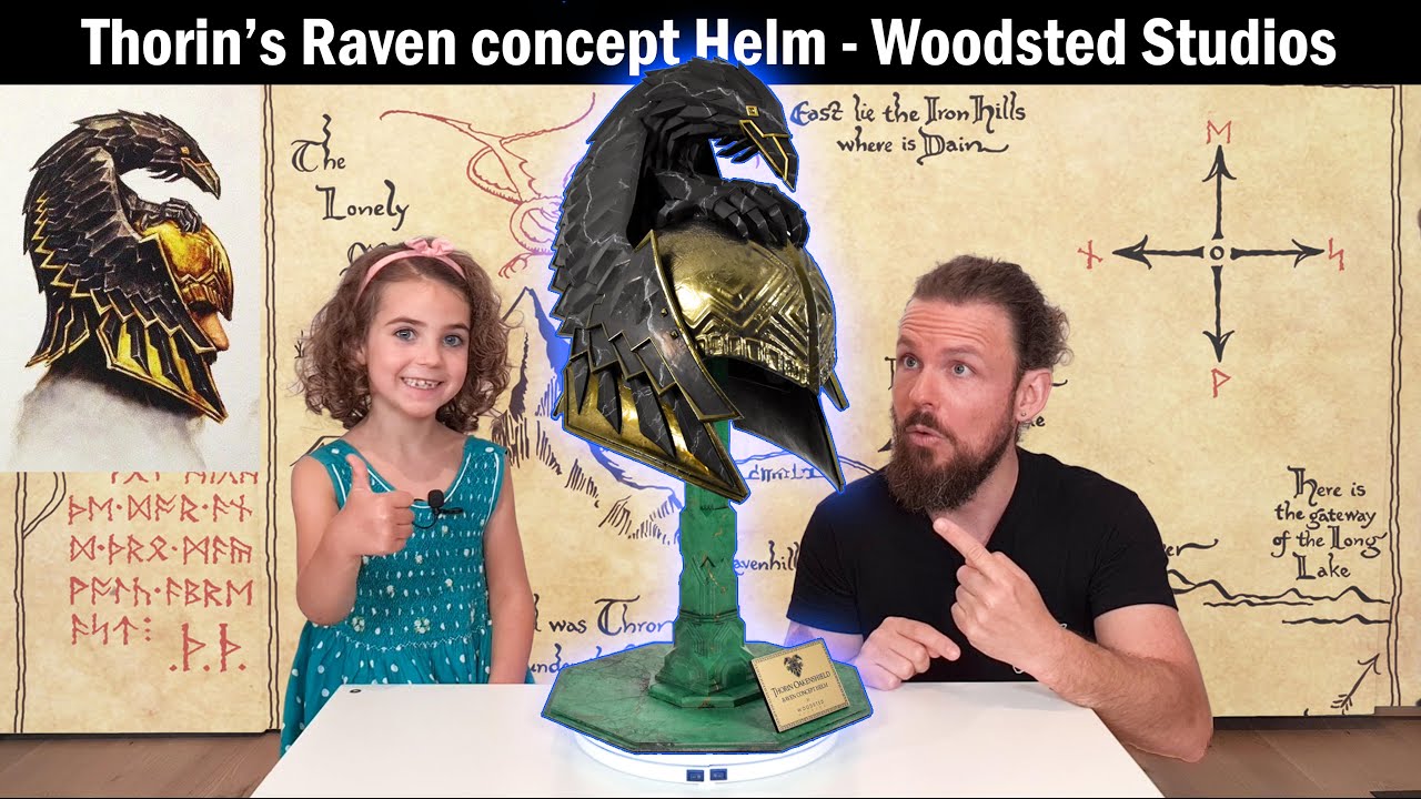 INCROYABLE ! Thorin's Raven concept Helm du Hobbit par Woodsted Studios ...