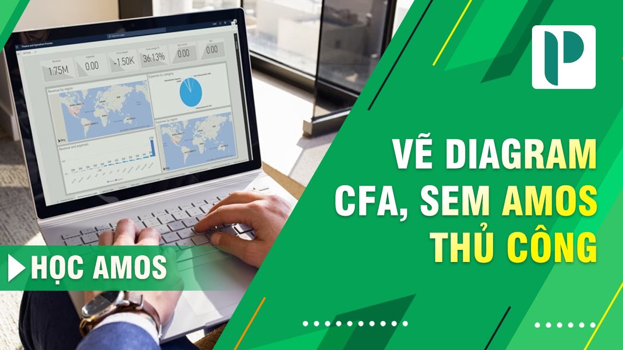 Cách sử dụng AMOS vẽ diagram CFA, SEM dễ hiểu dễ thực hiện - YouTube