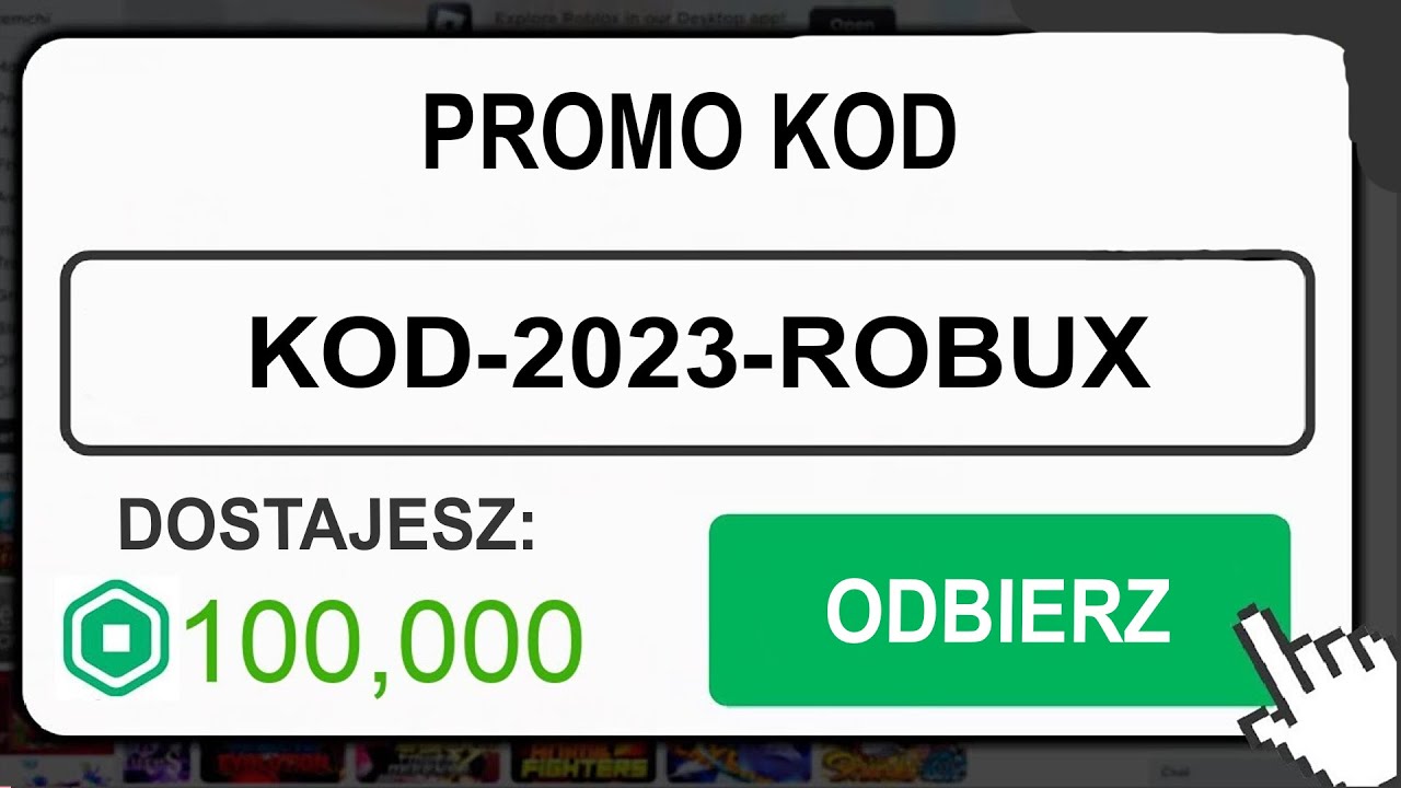 KOD NA DARMOWE RZECZY W ROBLOX! - YouTube