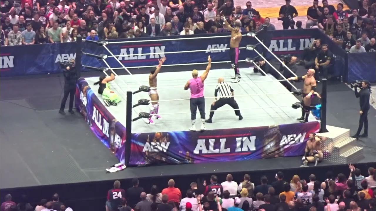 THE YOUNG BUCKS vs FTR vs THE ACCLAIMED - AEW All In London 2024 - Wembley Stadium - 25 August ...