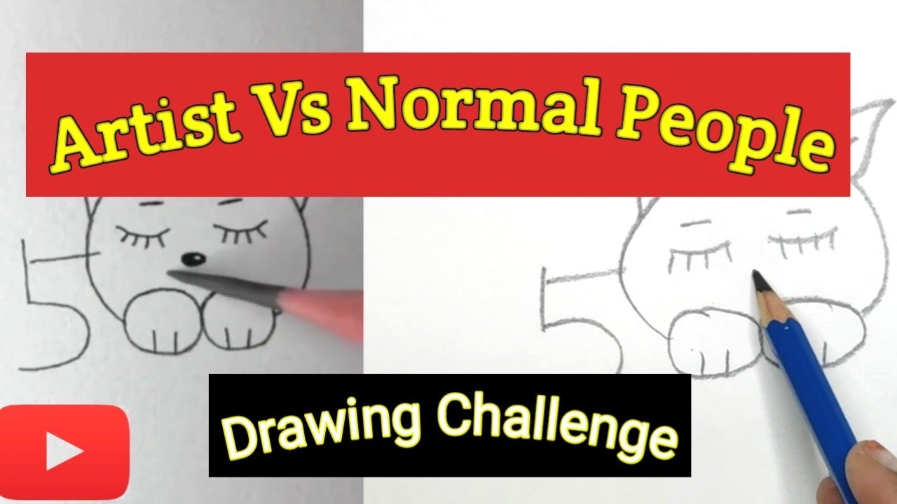 Artist vs normal people drawing / Pencil art / pencil drawing ...